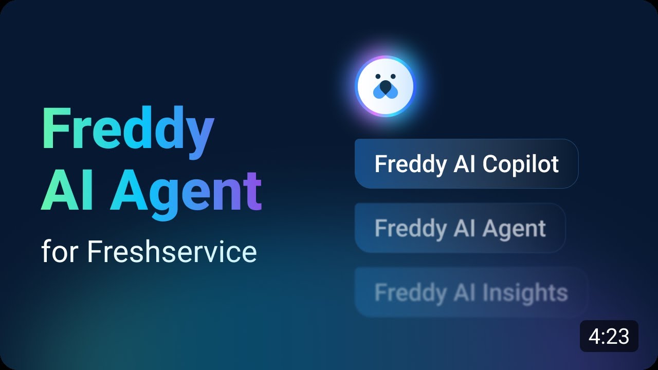 Freddy AI Agent by Freshservice:  Smart Support for Modern IT