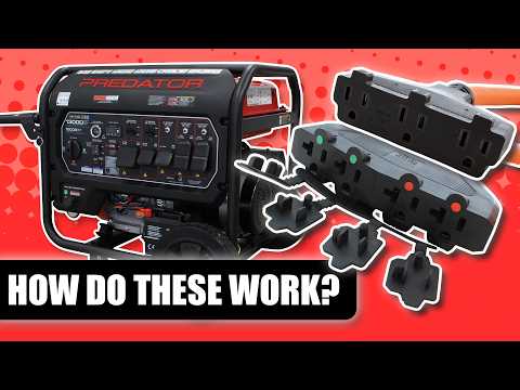 Generator Power Cord Adapters, Splitters, & Power Sources