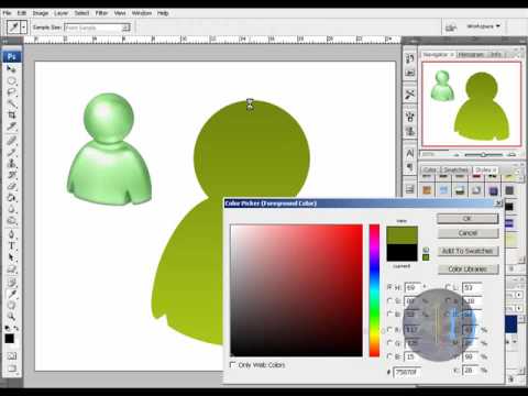 Boneco da Logo MSN no Photoshop – Nunoura.com