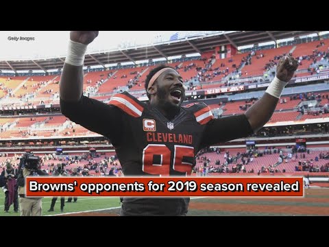 Cleveland Browns' opponents for 2019 season revealed