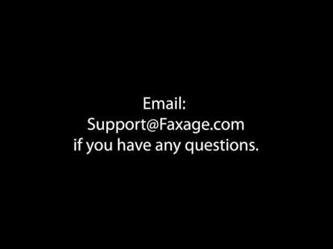 Receiving a Fax Through FAXAGE