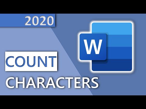 Character count in Word (and word count) in 1 MINUTE (HD 2020)