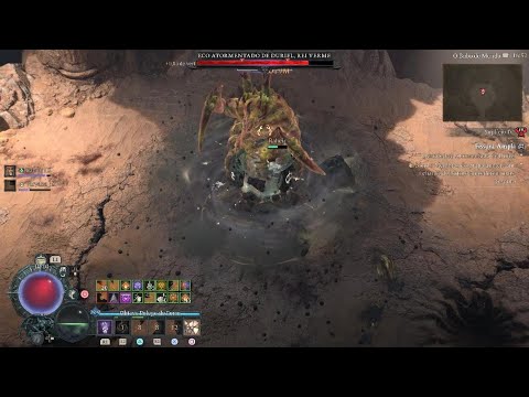 Diablo IV season 8 Duriel fight