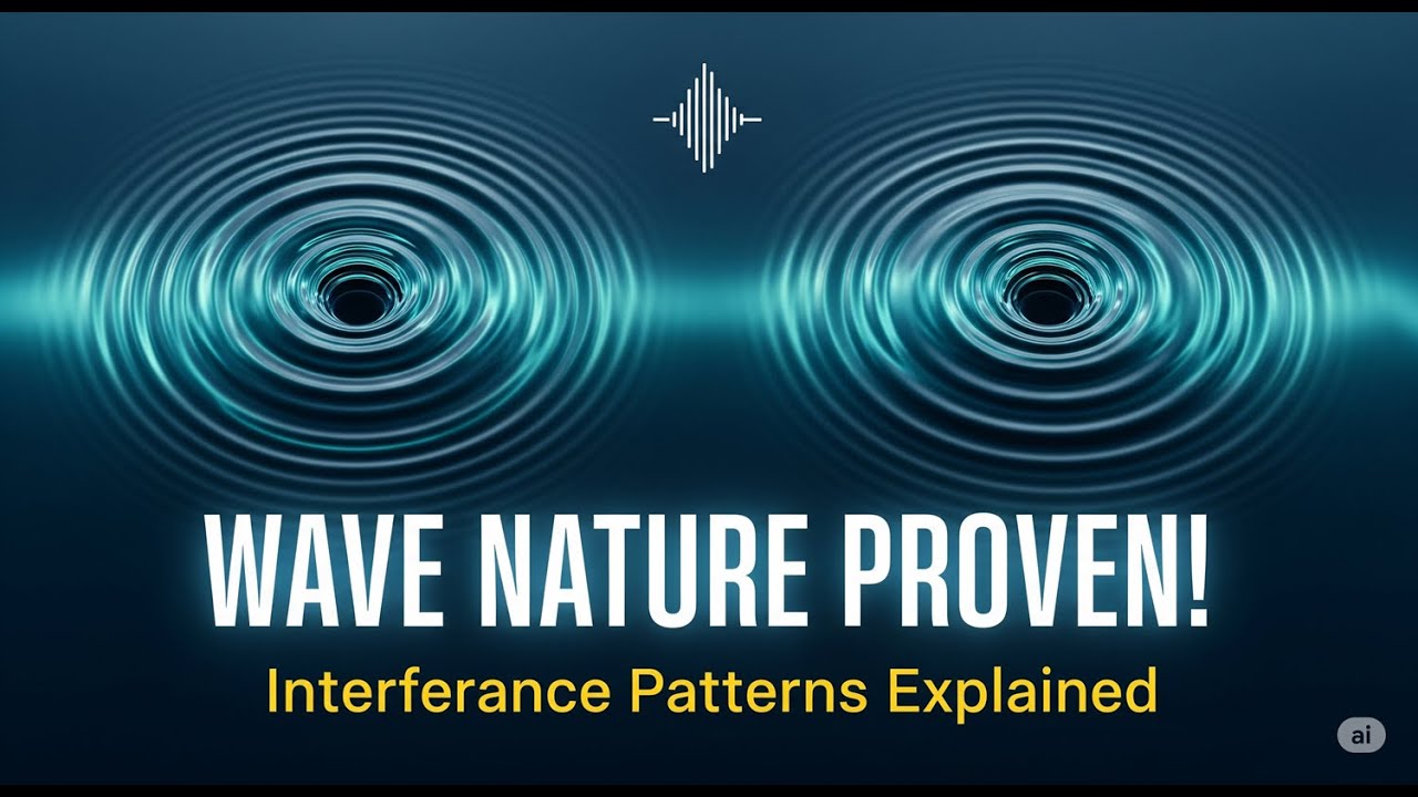 Wave Nature Of Light : Interference Patterns Proving Wave Nature Explained In Hindi
