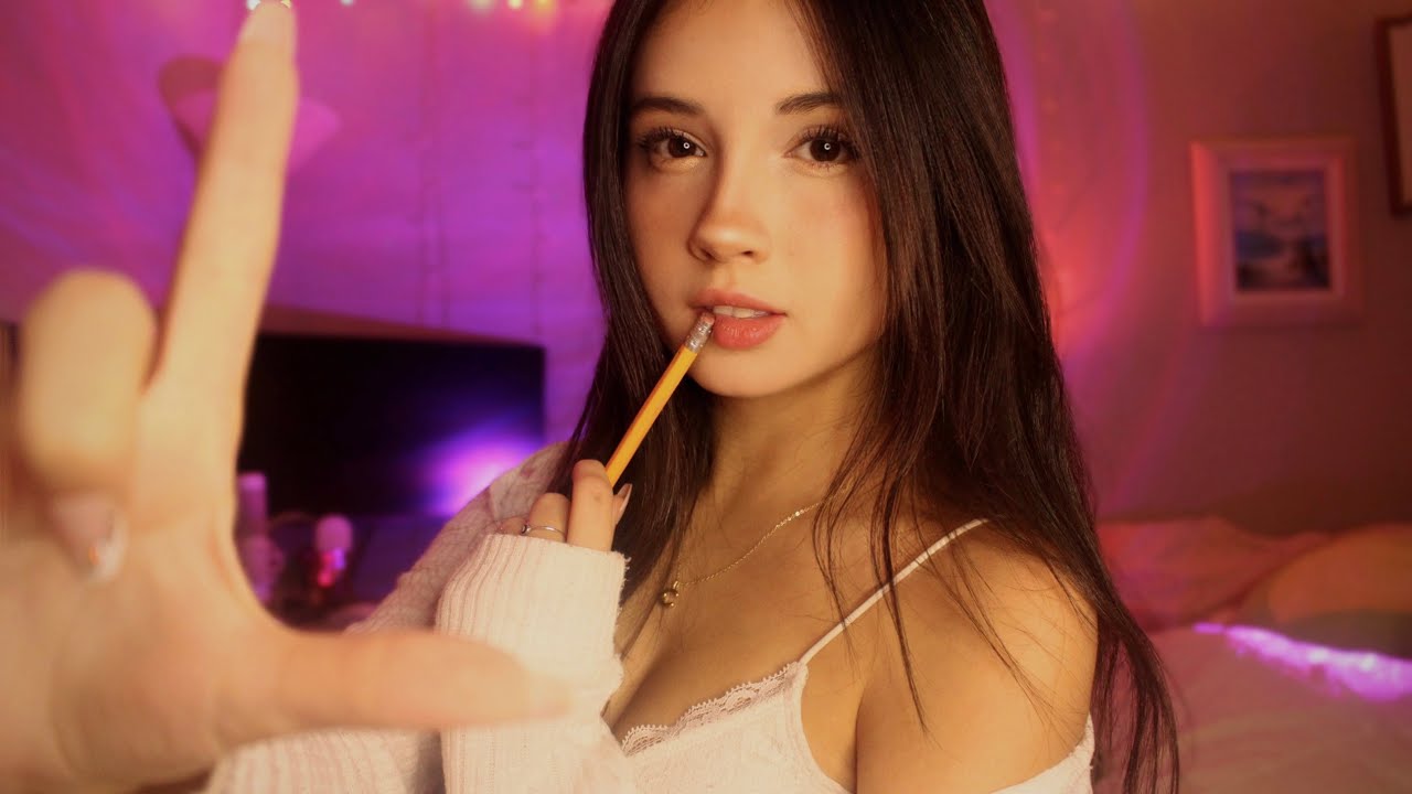 ASMR Drawing on Your Face (Eyes Closed)