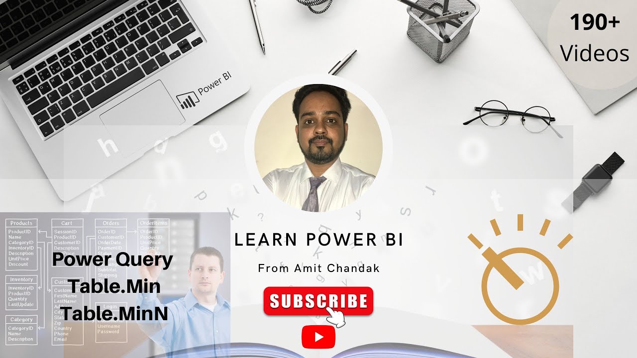 Power BI Beginners 192: Power Query Table.Min, Table.MinN