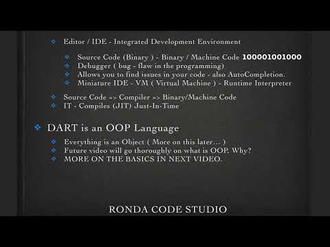 Dart Editor Basics
