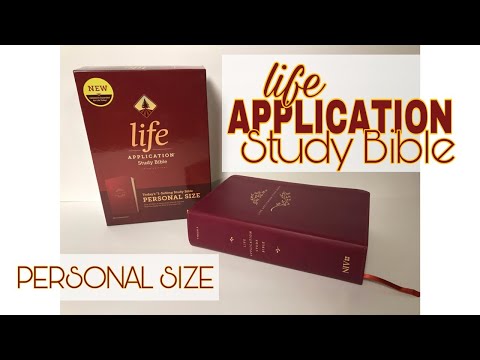NIV Personal Size Life Application Study Bible 3rd Edition