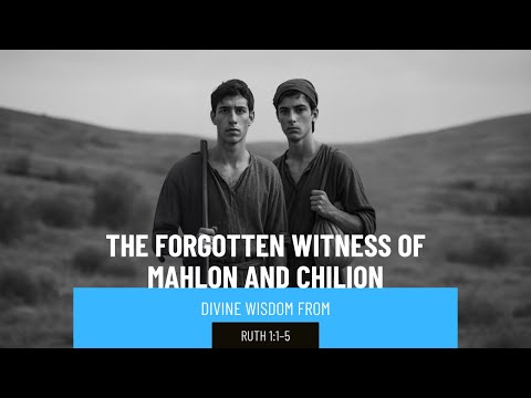 The Forgotten Witness of Mahlon and Chilion | Ruth Chapter 1 #christian #biblestudy