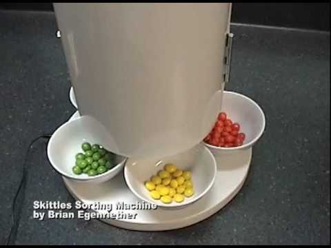 Skittles Sorting Machine Sorts Skittles, Keeps The Band Happy | Hackaday