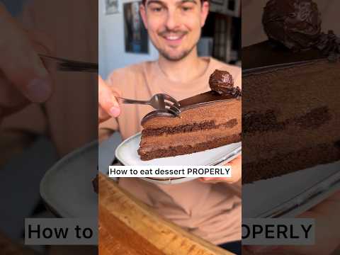 Do you know how to eat these DESSERTS PROPERLY according to etiquette?😌❤️🍰| How to eat | CHEFKOUDY