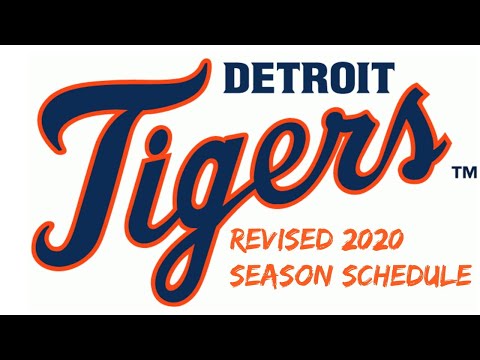 I go over the Detroit Tigers 2020 Revised Season Schedule