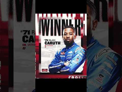 He strikes the right chord in the Music City! Rajah Caruth wins at Nashville Superspeedway!