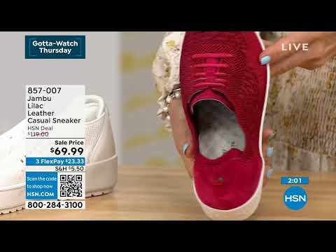 Jambu Lilac Leather Casual Sneaker