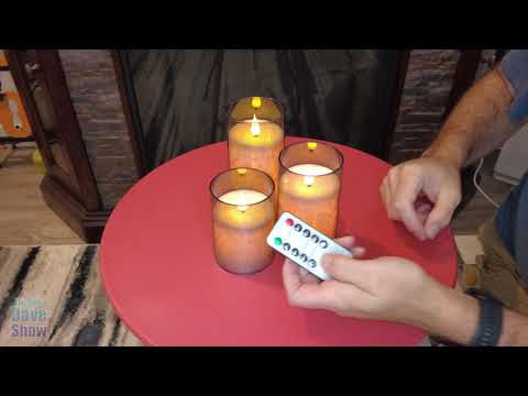 Flameless Candles Battery Operated with Timer, Remote Control, LED Pillar Candles Battery Powered