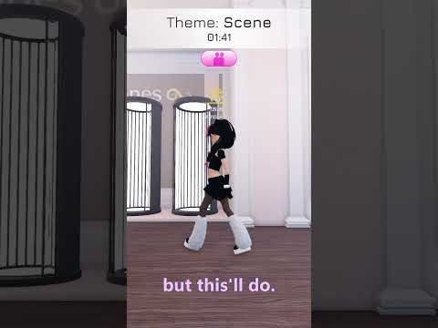 SCENE outfit in roblox dress to impress