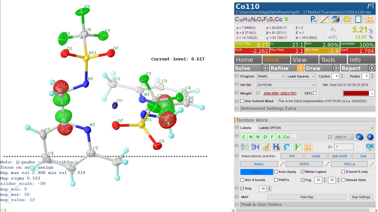 RESI (demo using Co110)