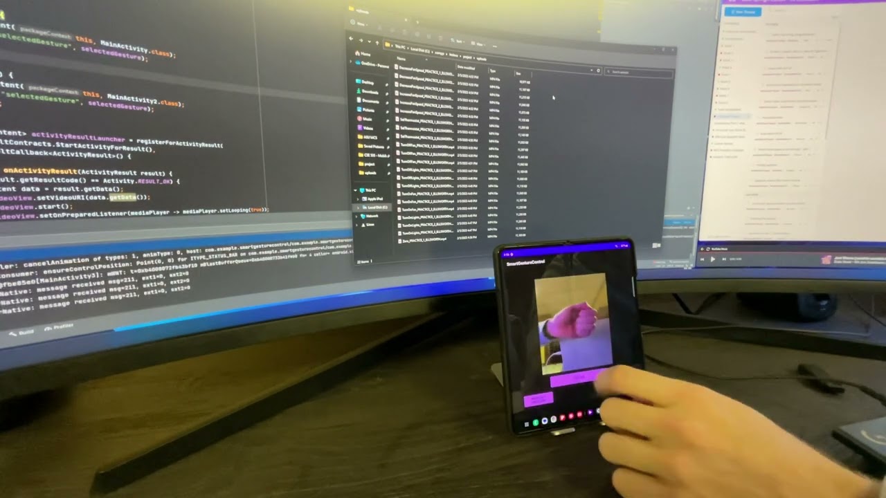 CSE 535: Mobile computing — SmartHome Gesture Control Application Part 1 — Demo Video