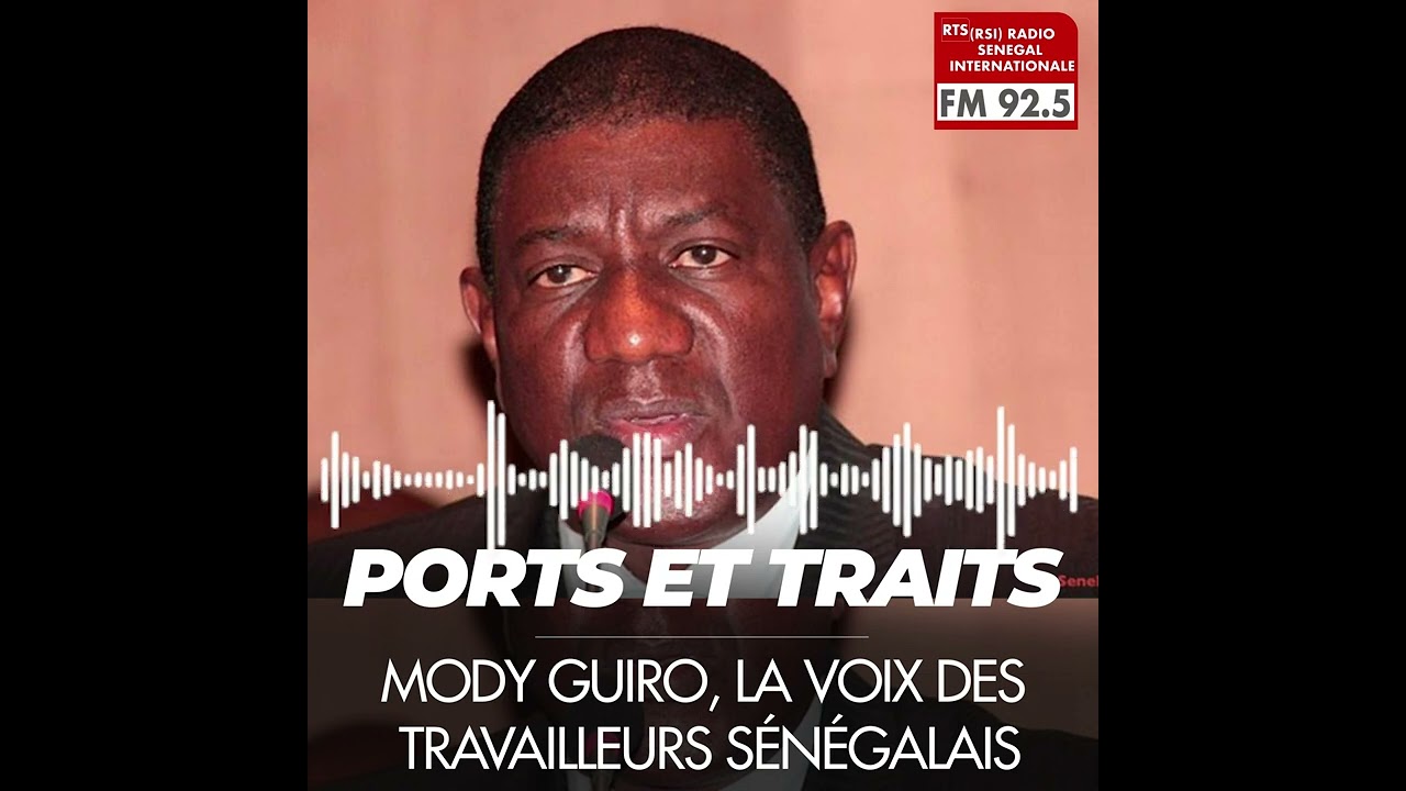 Mody Guiro, secrétaire général de la Confédération nationale des travailleurs du Sénégal ( CNTS ).