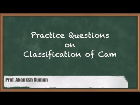 Practice Question on Classification of Cam Video Lecture - Mechanical ...