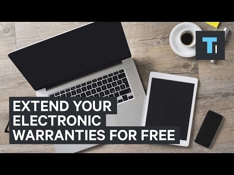 Extend your electronic warranties for free