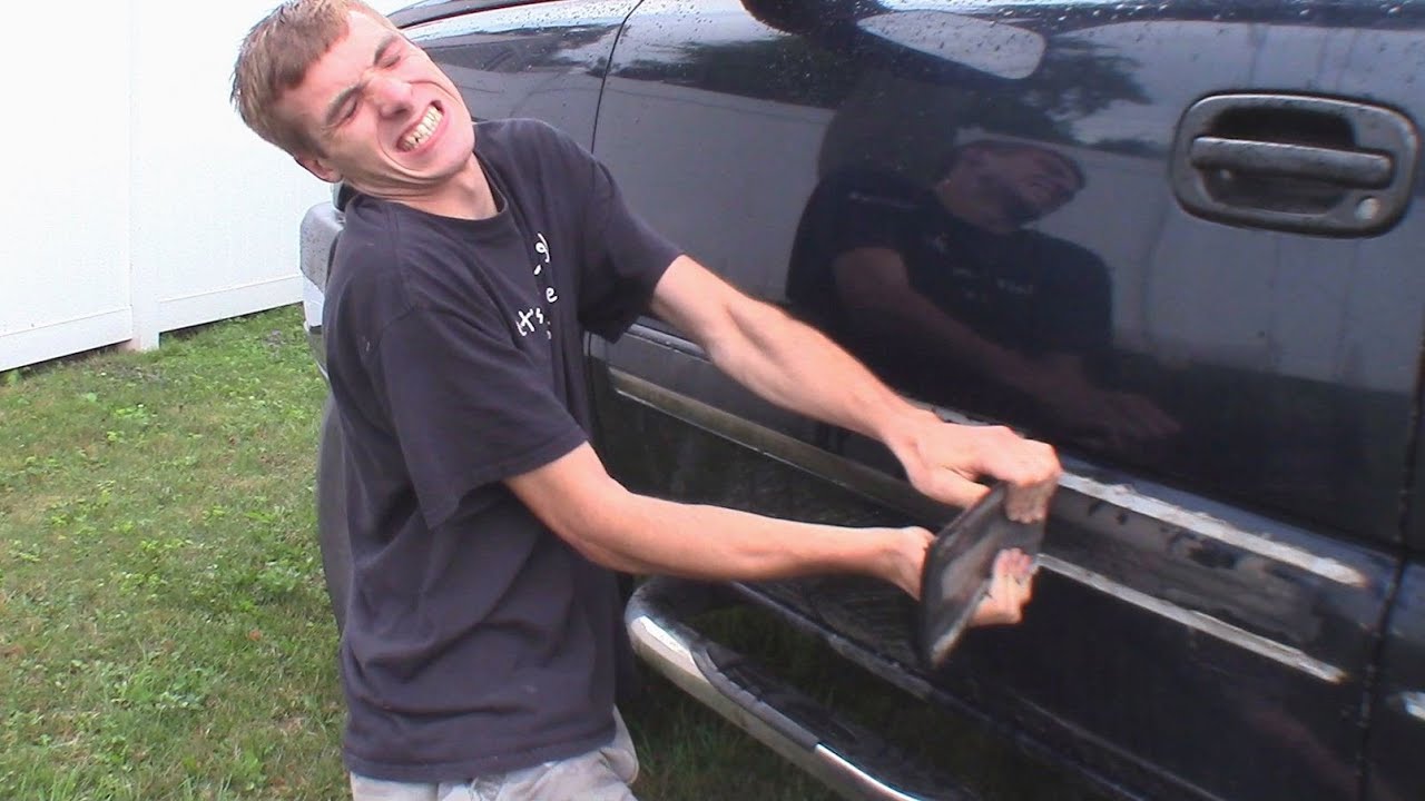 DESTROYING COP TRUCK