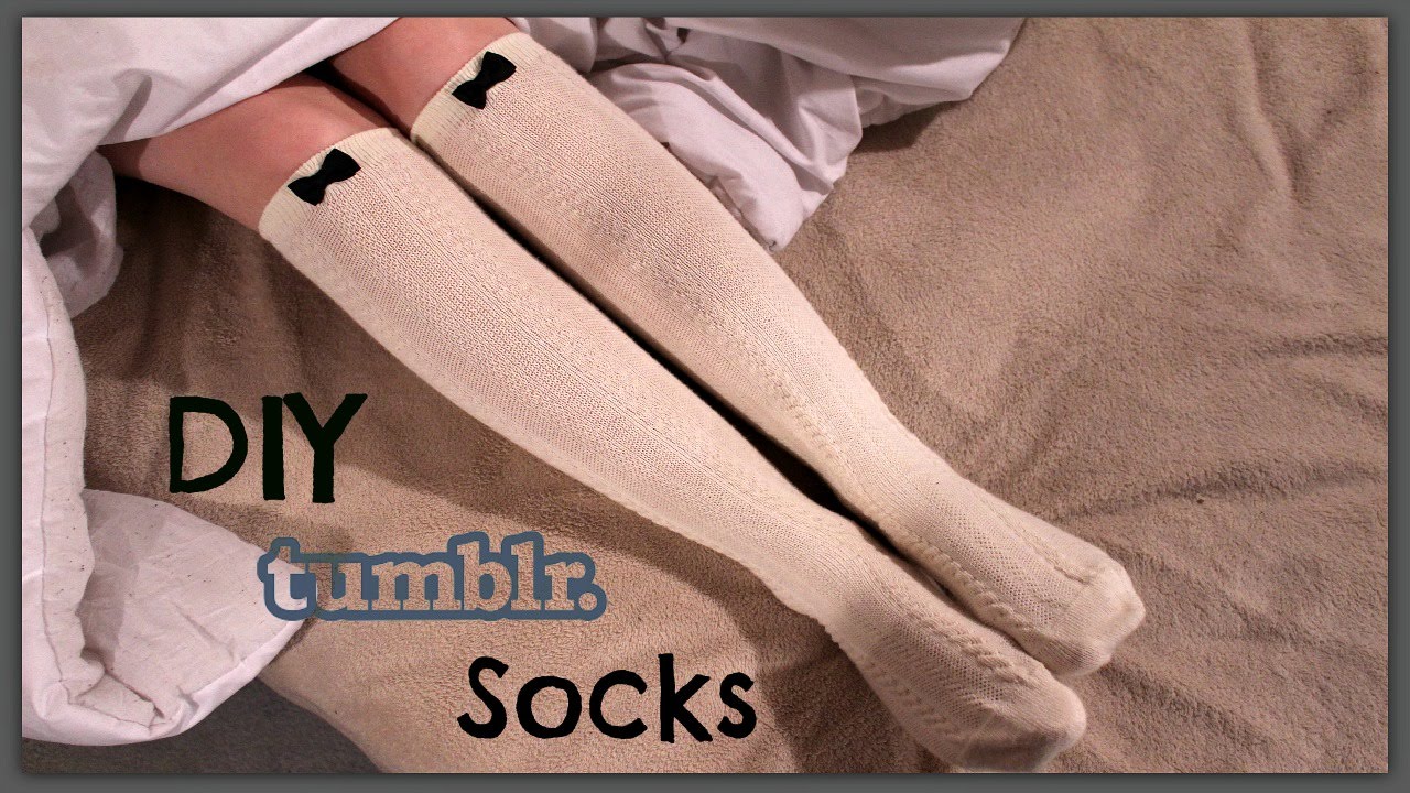 DIY tumblr socks| Madison Leann