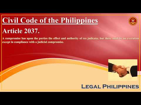Civil Code of the Philippines, Article 2037