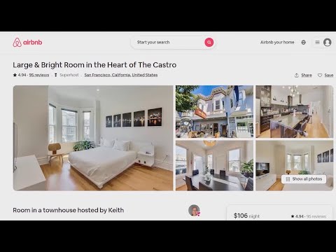 Airbnb bookings decline in San Francisco