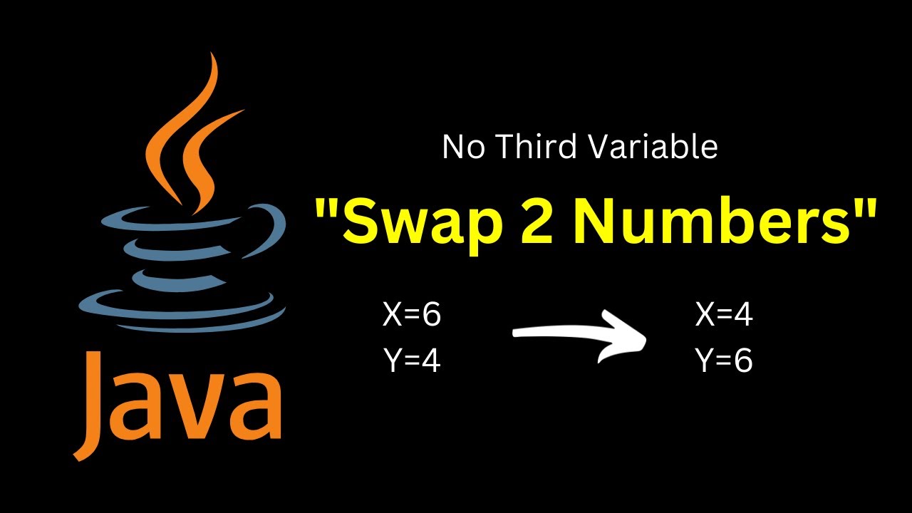 Swap Two Numbers in Java Without a Third/Temporary Variable
