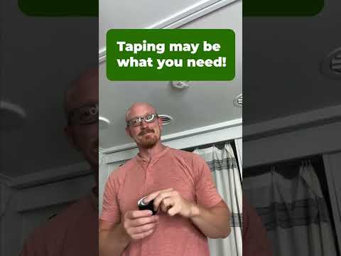 How to Tape for Elbow Pain #shorts