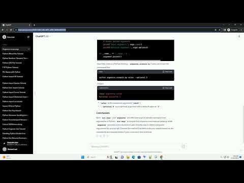 python get argument from command line
