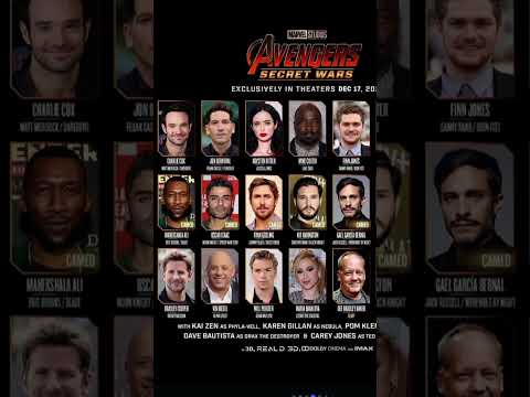 Avenger secret war new cast reveals #marvel #avengersforever #marvelcomics #avengersecretwar #mcu