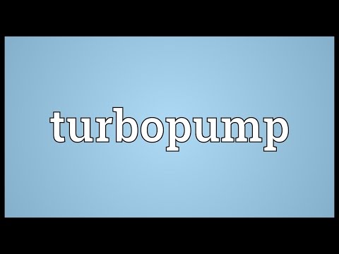 Turbopump Meaning