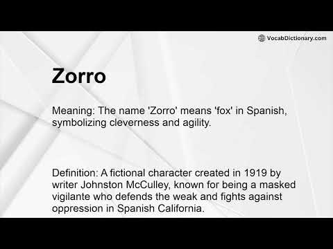 Zorro Meaning