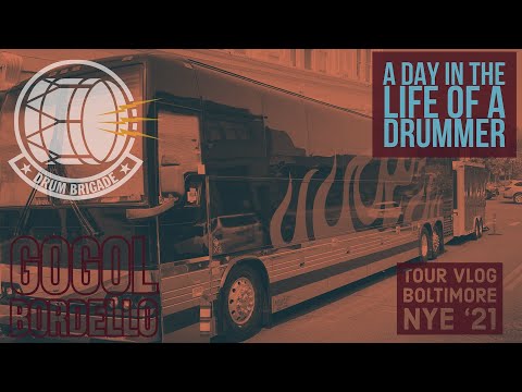 A Day In The Life Of The Drummer- Tour Vlog- Gogol Bordello- Baltimore NYE