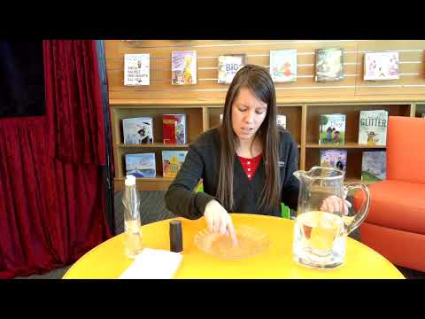 Springville Library Story Time: Hand washing science experiment for kids!