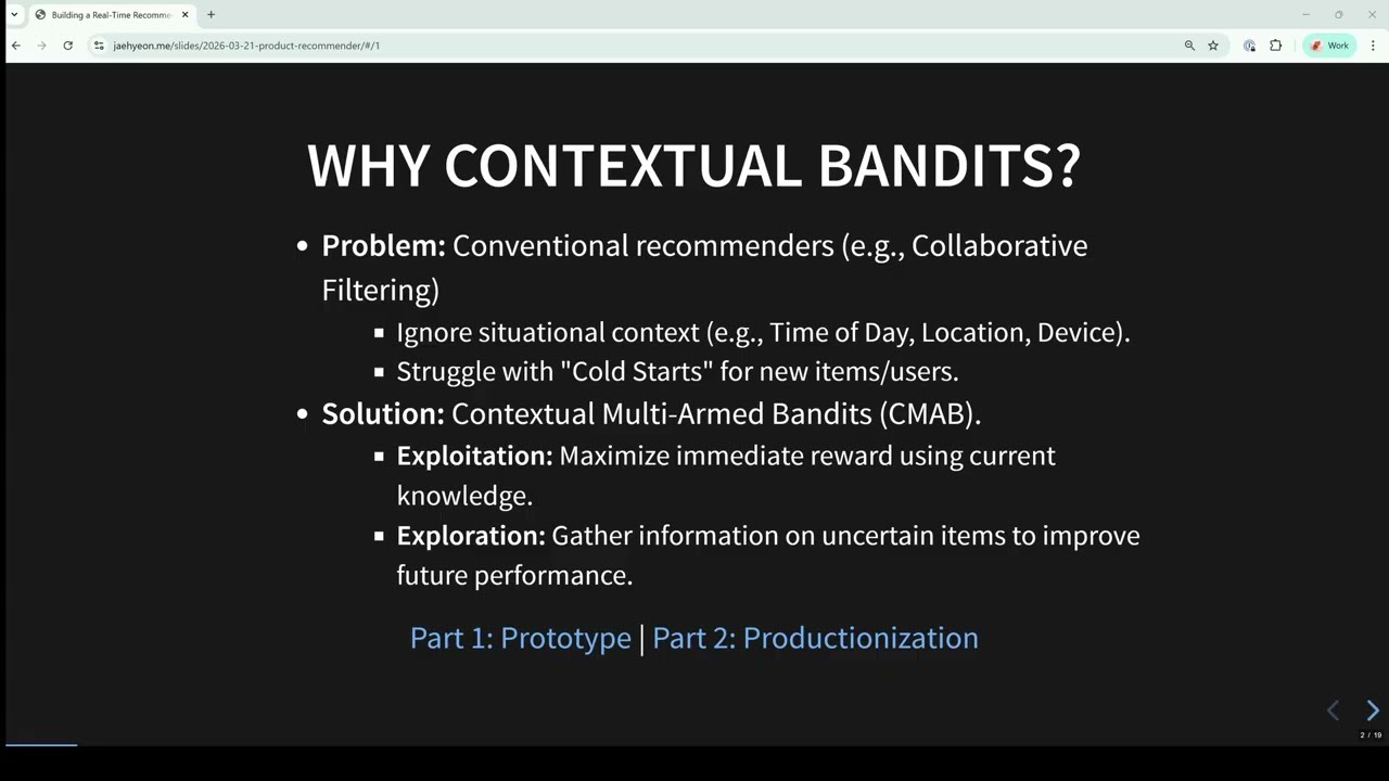 Real-Time Product Recommender Part 1: Why Contextual Bandits?