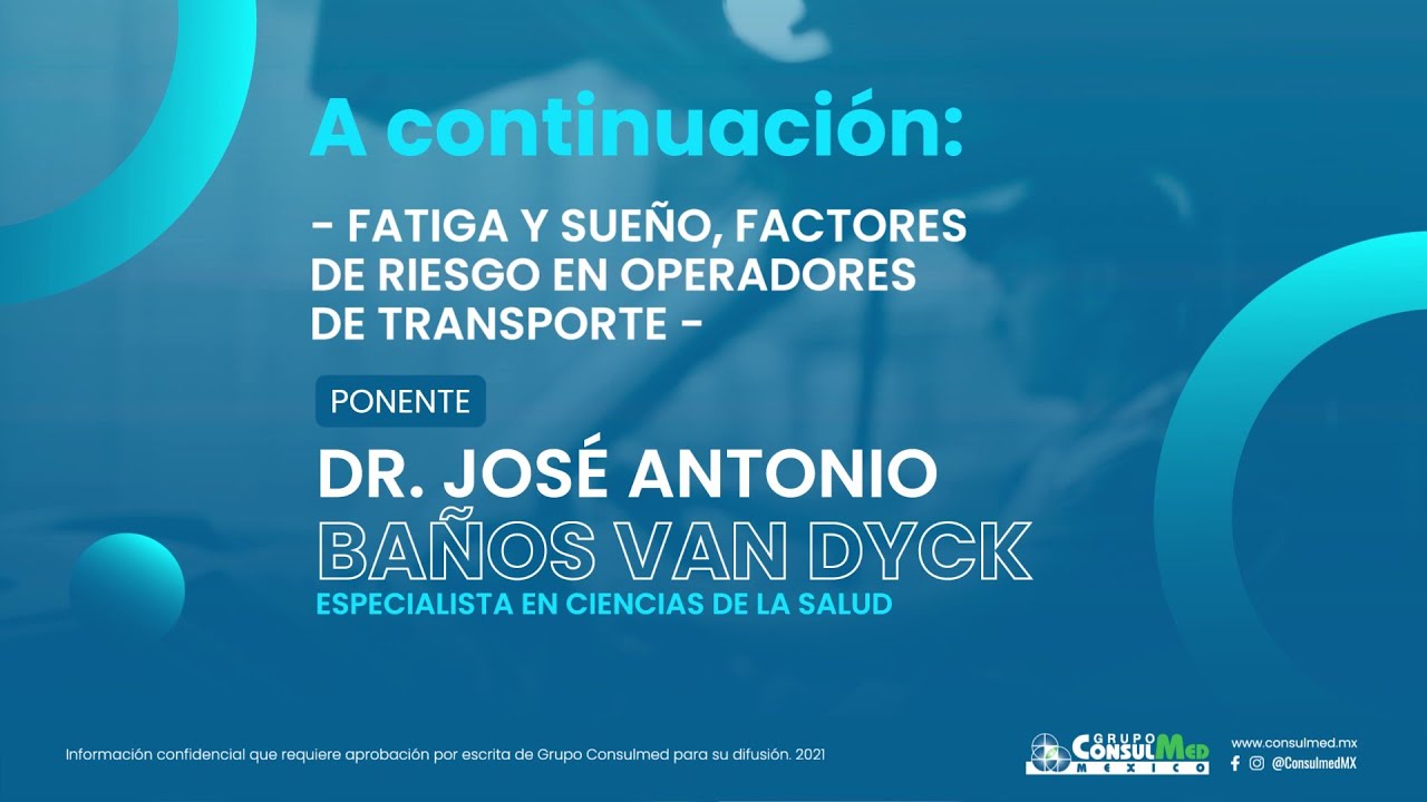 Fatiga y sueño, factores de riesgo en operadores de transporte.