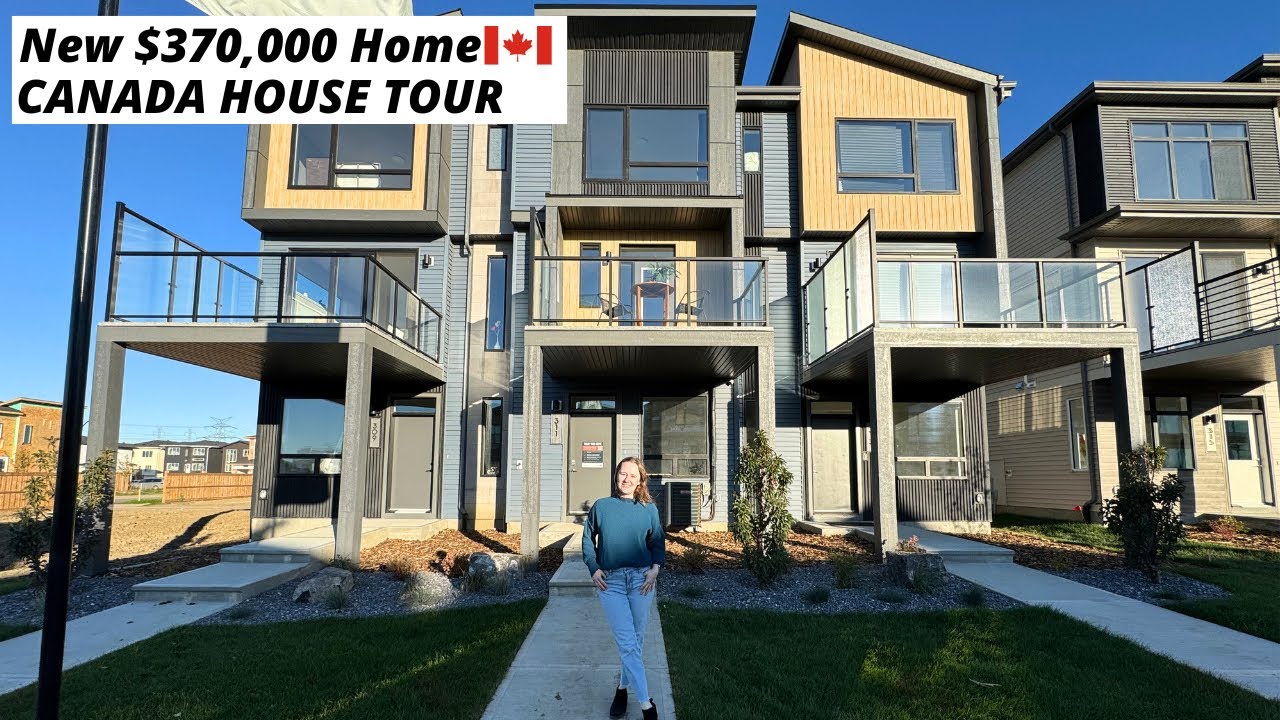 $370,000 Modern Home in South Edmonton, Alberta, Canada| Canada House Tours| Life in Canada
