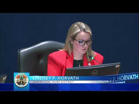 Los Angeles County Board of Supervisors Meeting 3/14/23