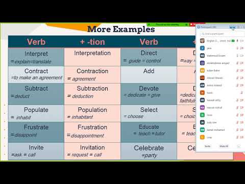 7/2/2021--Word Study / Suffix (-tion)