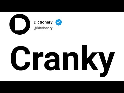 Cranky Meaning In English