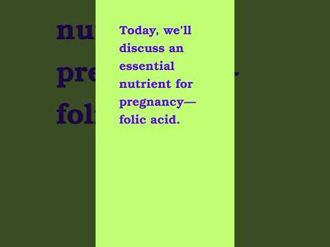 The Vital Role of Folic Acid During Pregnancy | Importance of Folic Acid During Pregnancy