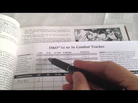 Stan Shinn's D&D 1e to 5e Combat Tracker