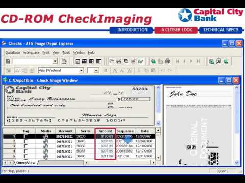 CD Imaging for Capital City Bank Treasury Management