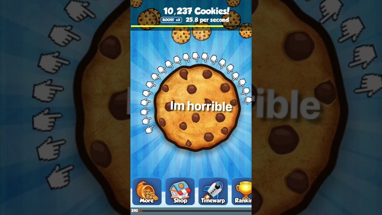 I found cookie clicker but a app a little different
