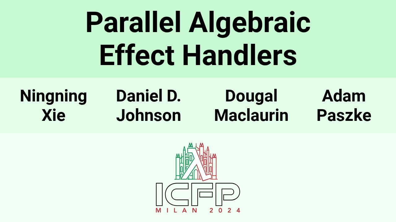 [ICFP24] Parallel Algebraic Effect Handlers