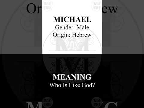 Meaning Of The Name Michael #shorts #namemeaning
