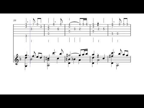 Serenade – Eunike Tanzil (Guitar tabs 1st 36 measures only)